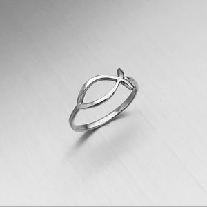 Jewelry | Sterling Silver High Polish Icthus Ring | Poshmark